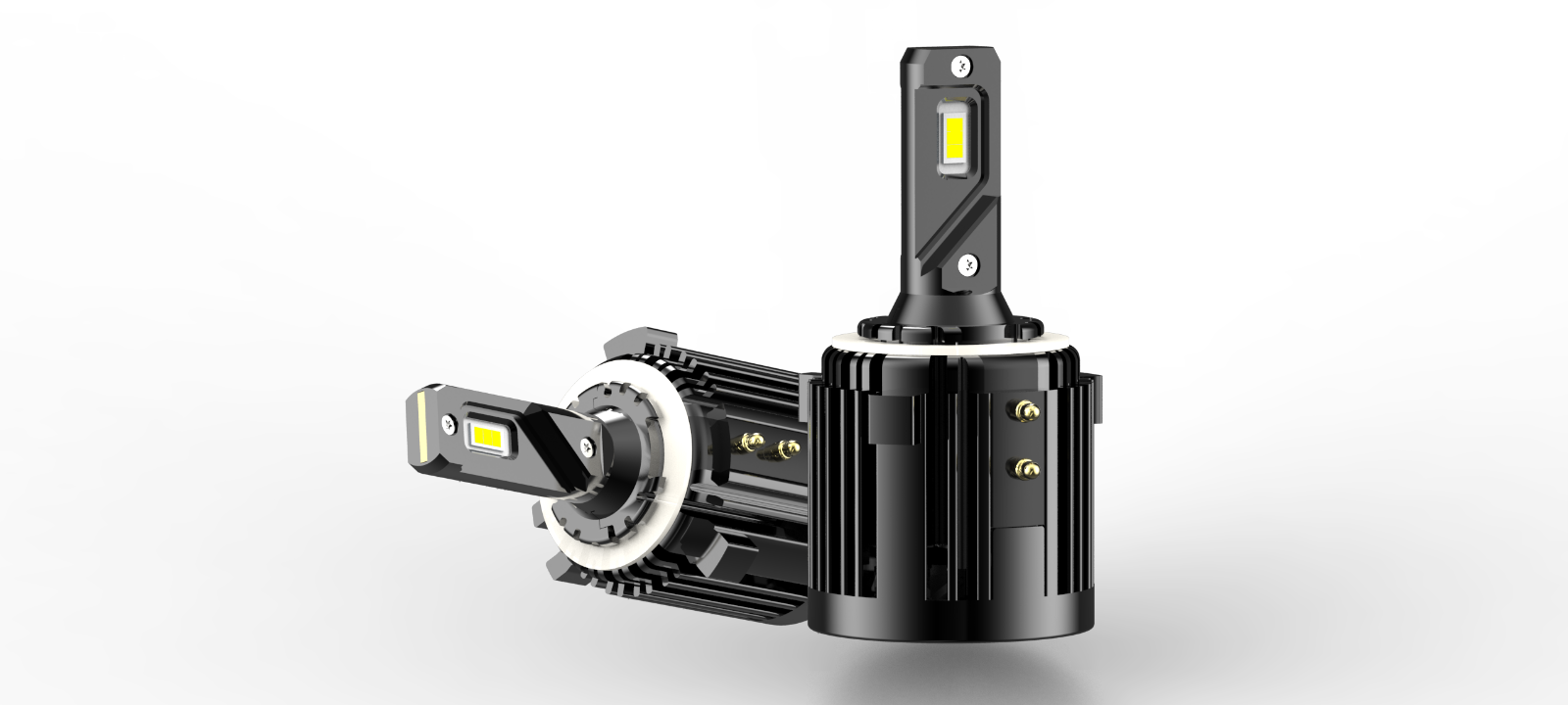 VW Golf LED Bulbs H7 COB Headlight Bulbs Kit 7600 Lumens 12-24V Canbus ...