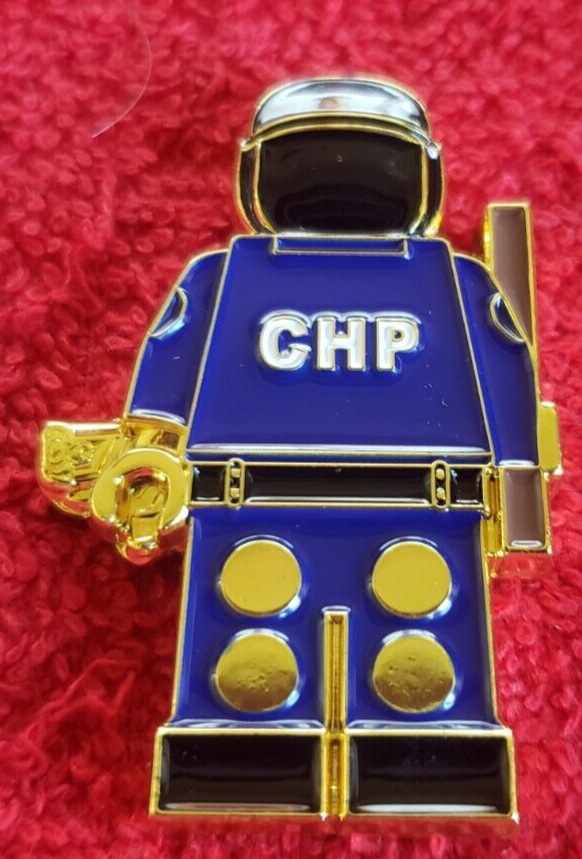 CALIFORNIA HIGHWAY PATROL RIOT LEGO WITH TASER COIN (ELA CHP LAPD ...
