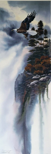 MICHAEL CASPER "Wind Spirit" 9.25" X 27" SIGNED & No Print | eBay