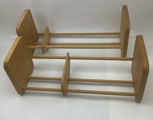 Napa Valley Box Company CD DVD Media Adjustable Wood Storage Shelf Rack ...