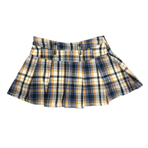 Free People Sz 2 Serena Micro Skort Original Combo Yellow Black Blue ...