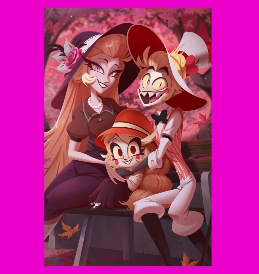 Hazbin Hotel Family Portrait In-Universe Official Poster - Morningstar ...