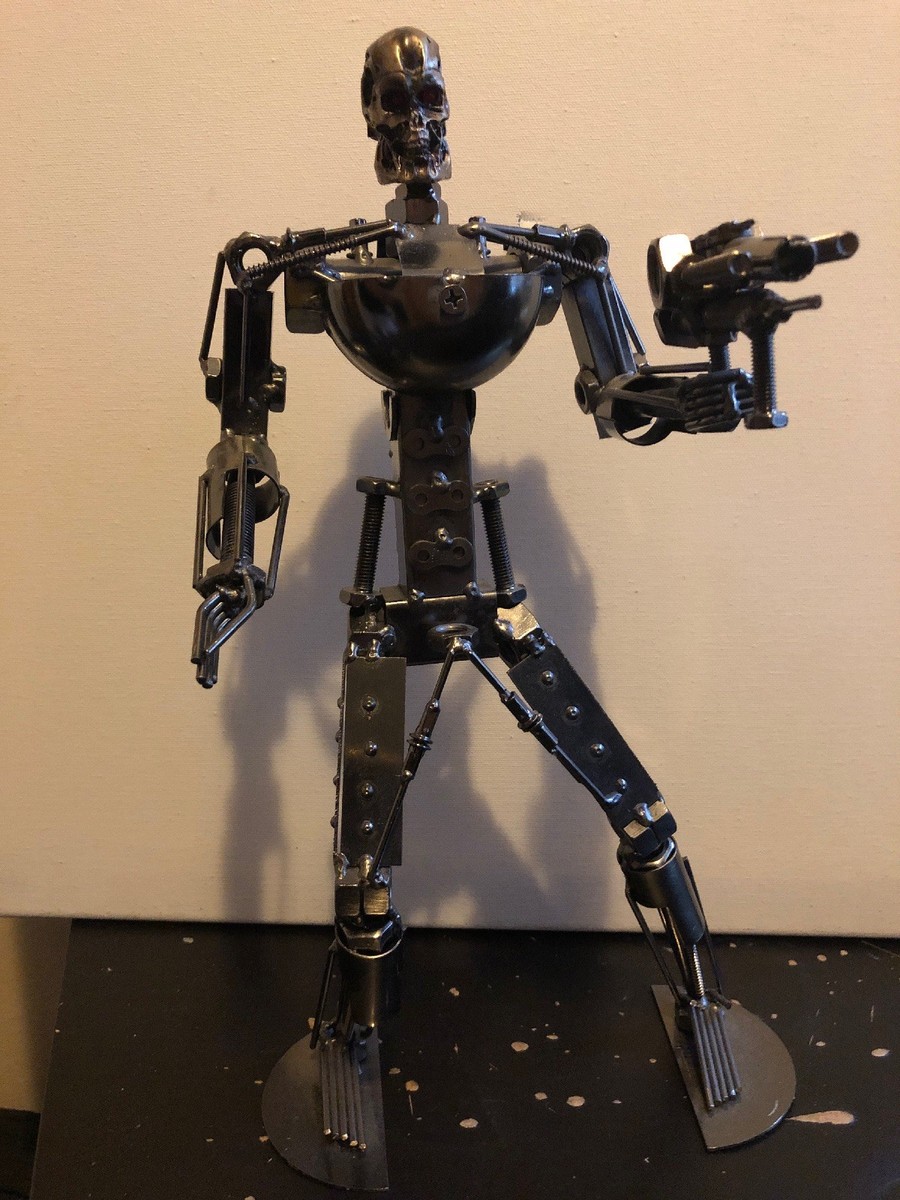 Robot Terminatore Wallpaper Fiction, Steel, Robot, Terminator,