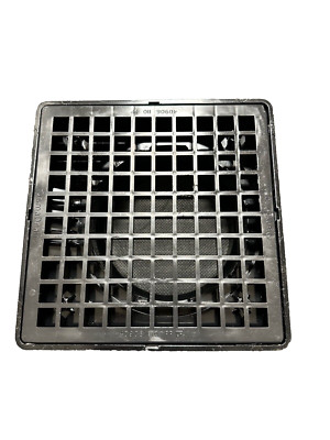 Osma Wavin Cover and Frame Bottle Gully Hopper Head Black 4D908 4D900 ...