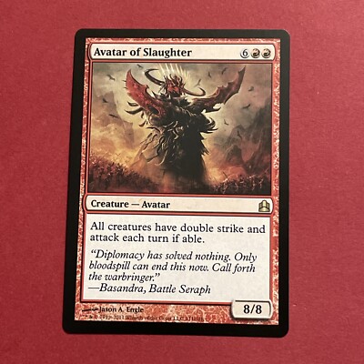 MTG Avatar of Slaughter Commander Masters Rare 111/318 | eBay