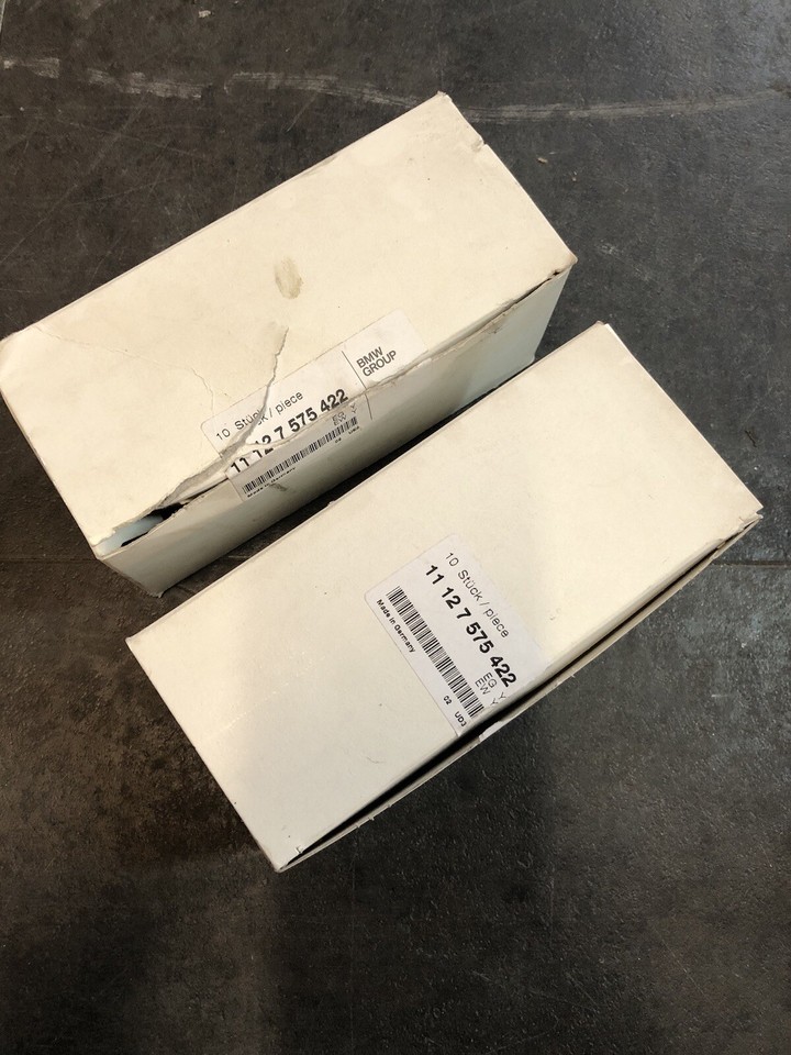 BMW Spark Plug Heat Shield Guide Tube Pipe Sleeve 11127575422 7575422 ...