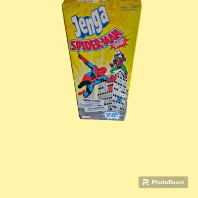 Spider-Man Jenga Collector's edition Marvel Comics family board game ...