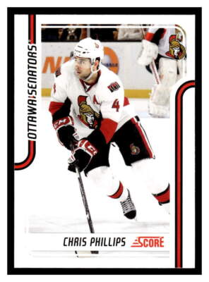 2011 Score #332 Chris Phillips - Ottawa Senators | eBay