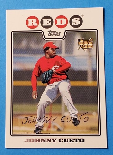 Johnny Cueto RC 2008 Topps Baseball Rookie Card #476 Reds Giants MINT ...