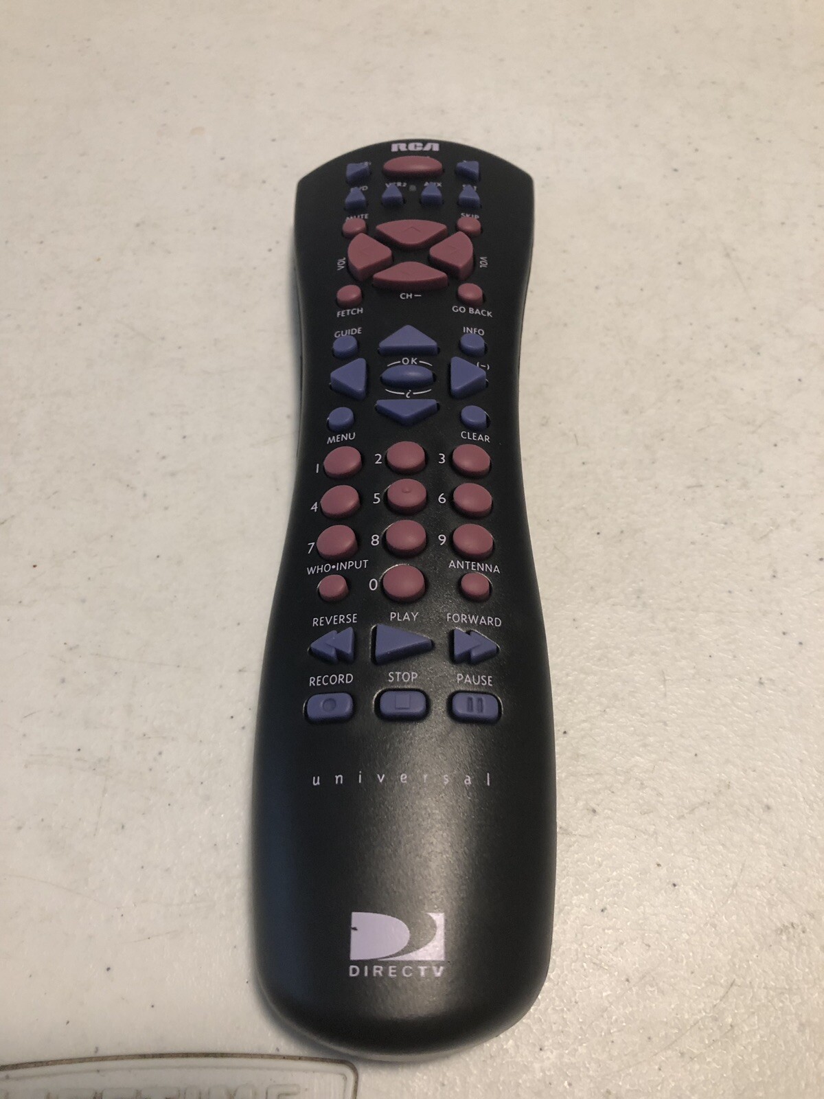 RCA Direct TV Satellite DBS Universal Remote Control CRK76SG2 DirecTV ...