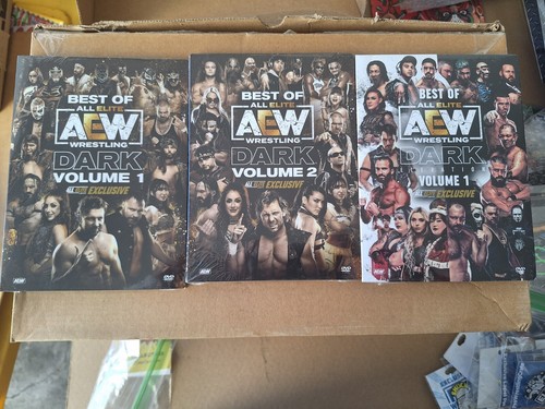 AEW Dark Volume 1 & 2 + Elevation DVD Set Pro Wrestling Crate All Elite ...