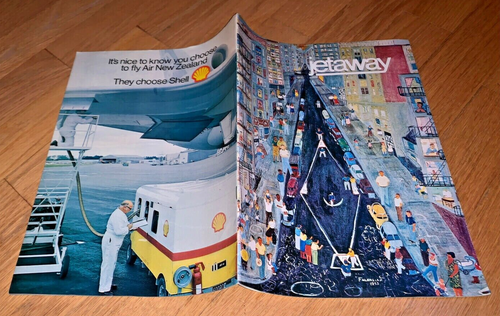 1976 AIR NEW ZEALAND JETAWAY In Flight Magazine # 28 | eBay