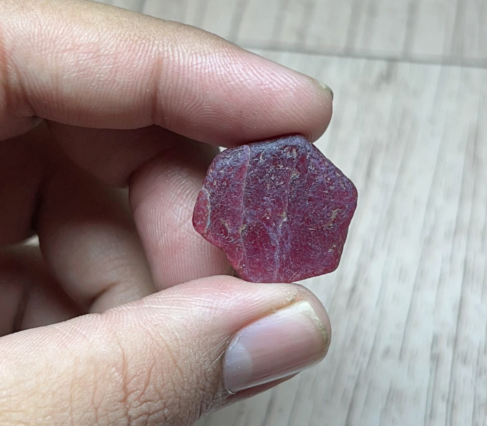 34 CT, Natural Ruby Rough, AAA Clean Transparent Red Ruby For Jewelry ...