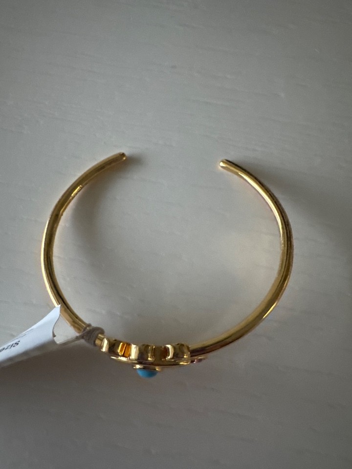 Rainbow Crystal Evil Eye Cuff Bracelet Kurt Geiger London | eBay