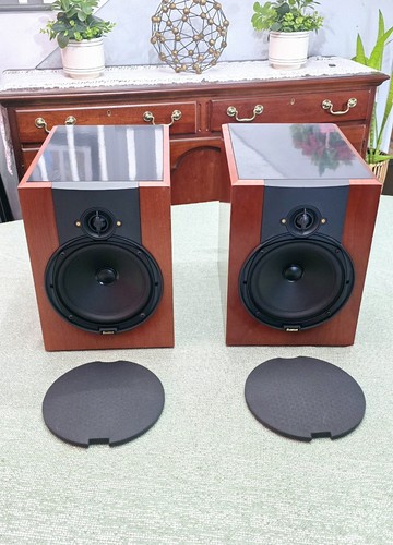 Boston Acoustic VR-M60 Pair Cherry Bookshelf Monitor Speakers Working ...