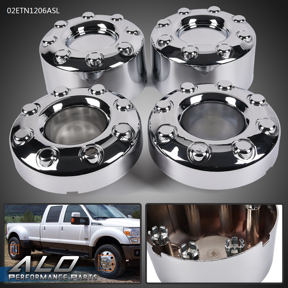 Fit For 2005-2016 Ford F350 F-350 Dually 4x4 Open Silver Wheel Center ...