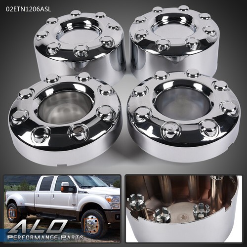 Fit For 2005-2016 Ford F350 F-350 Dually 4x4 Open Silver Wheel Center ...
