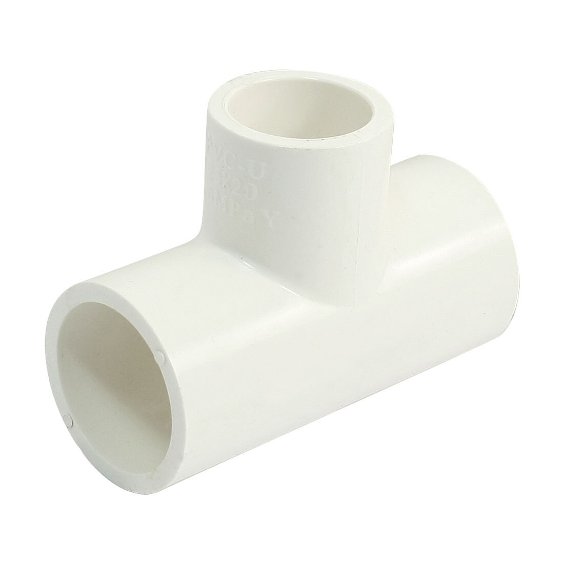 T Shape Reducer Tee White PVC-U Pipe Connect Coupler Fitting 25x20mm ...