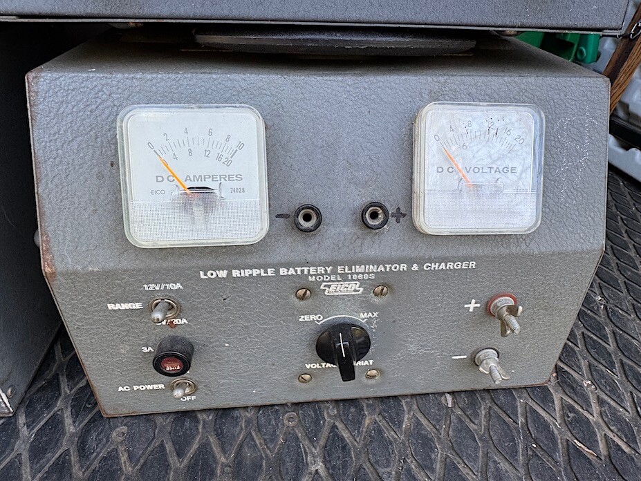 ONE EICO MODEL 1060 LOW RIPPLE BATTERY ELIMINATOR & CHARGER TAKE ONE YOUR CHOICE | eBay