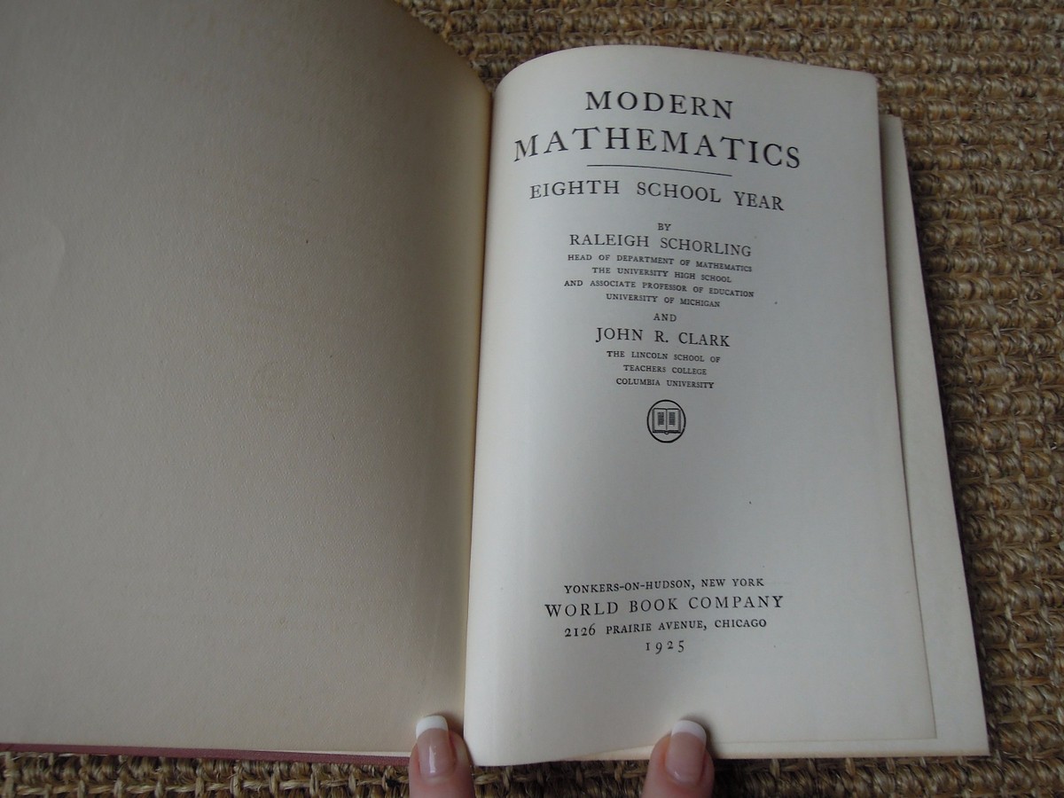 Modern Mathematics
