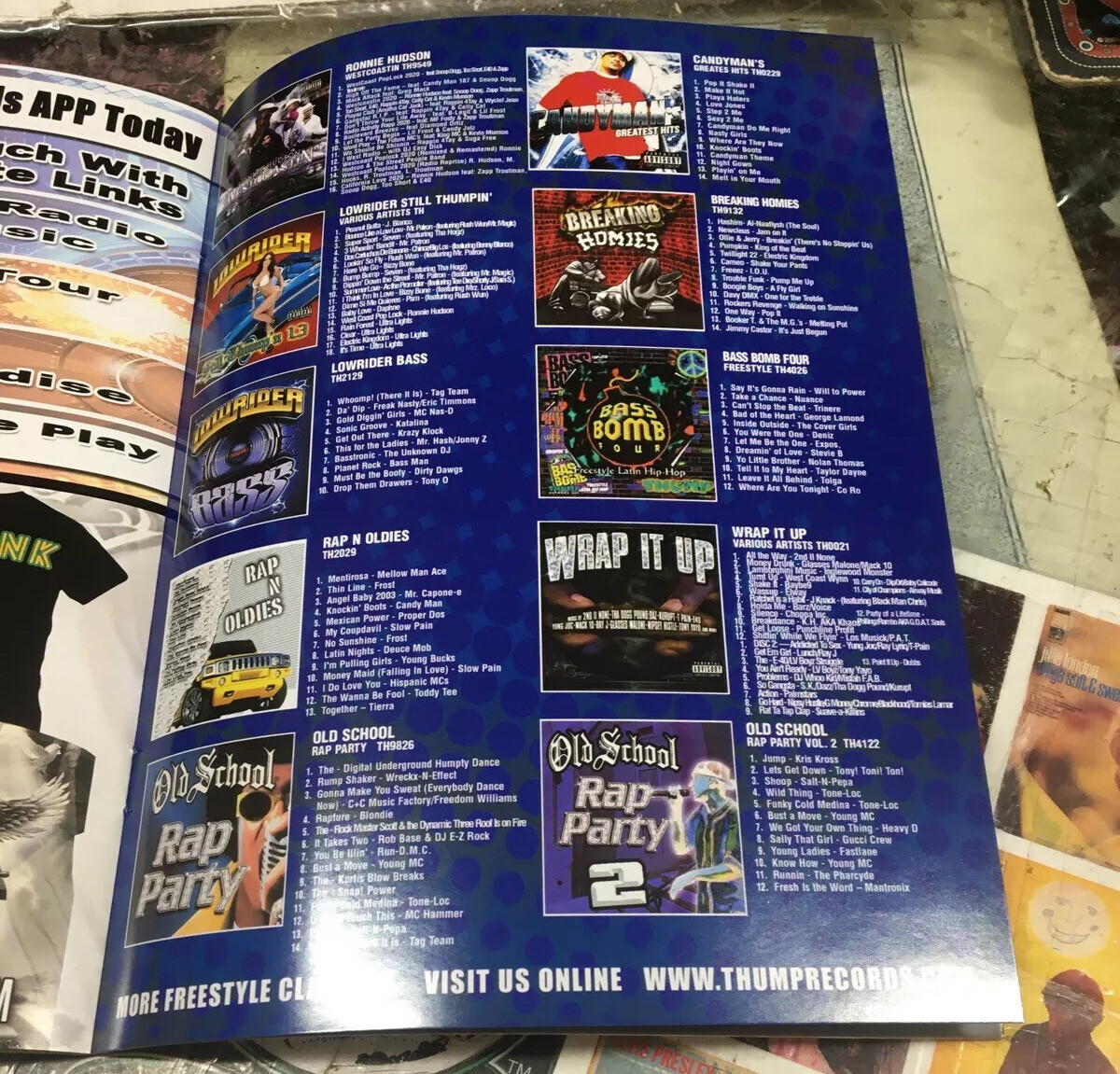 Thump Record 2018-2019 Catalog East Side Story/Low Rider Oldies/Old School | eBay