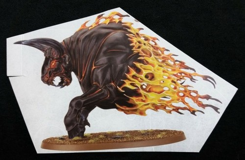 Endless Spells Beasts Chaos WILDFIRE TAURUS Warhammer Age of Sigmar ...