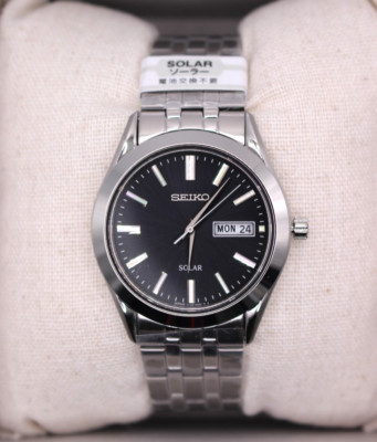 SEIKO Spirit SBPX083 Solar Sapphireglass 3 tm Water Resistant Silver ...