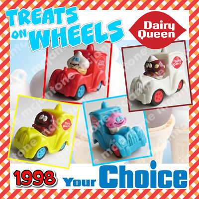 Dairy Queen 1998 TREATS ON WHEELS Dilly Bar Sundae Blizzard Car YOUR ...