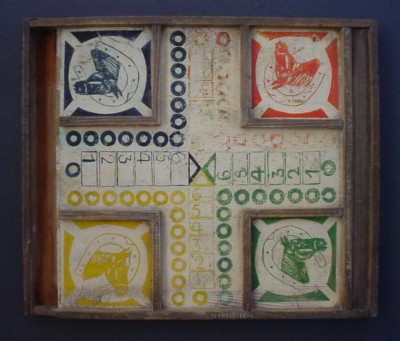 Primitives - Game Board Folk Art