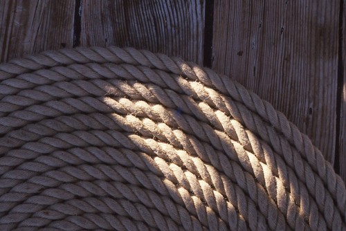 35 MM Color Slides Pro Photo Abstract art Coiled rope close up Western ...