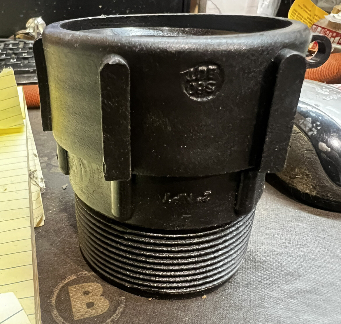 S60x6 Female Buttress X 2" Male NPT Pipe Thread Adapter - 1 Each for ...