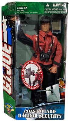 GI Joe Coast Guard Harbor Security Vtg 2004 12" Action Figure&Battle ...