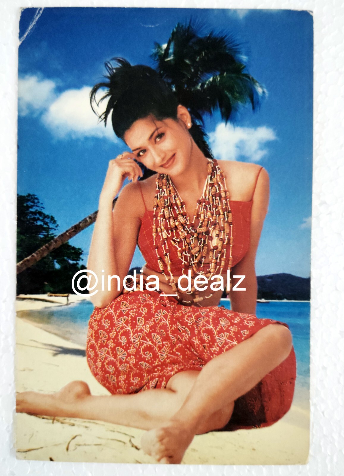 Bollywood India Actor Sonali Bendre Rare Original Beautiful Post card ...