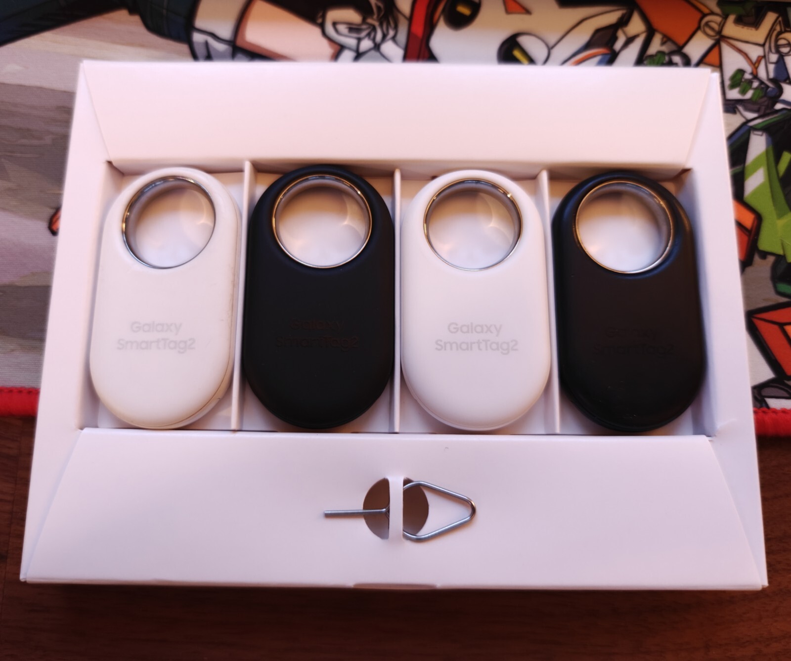 SAMSUNG Galaxy SmartTag2, Bluetooth Tracker, Smart Tag, 4 Pack, 2 Black ...