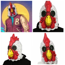 Richard Rooster Mask Game Hotline Miami Cosplay Mask Latex Chicken ...
