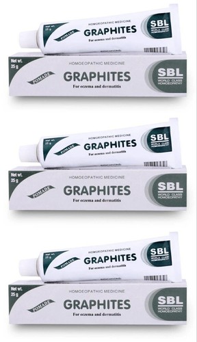3 x SBL GRAPHITES Ointment 25g Cream Homeopathic Skin Wellness Fast ...