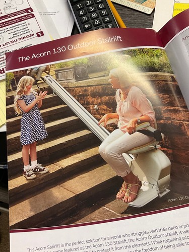 ACORN OUTDOOR STAIR LIFT MODEL 130 P700 | eBay