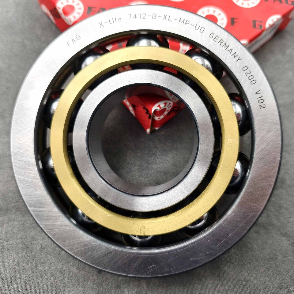 1x New Angular Contact Ball Bearing for FAG 7412-B-XL-MP-UO 60x150x35mm ...