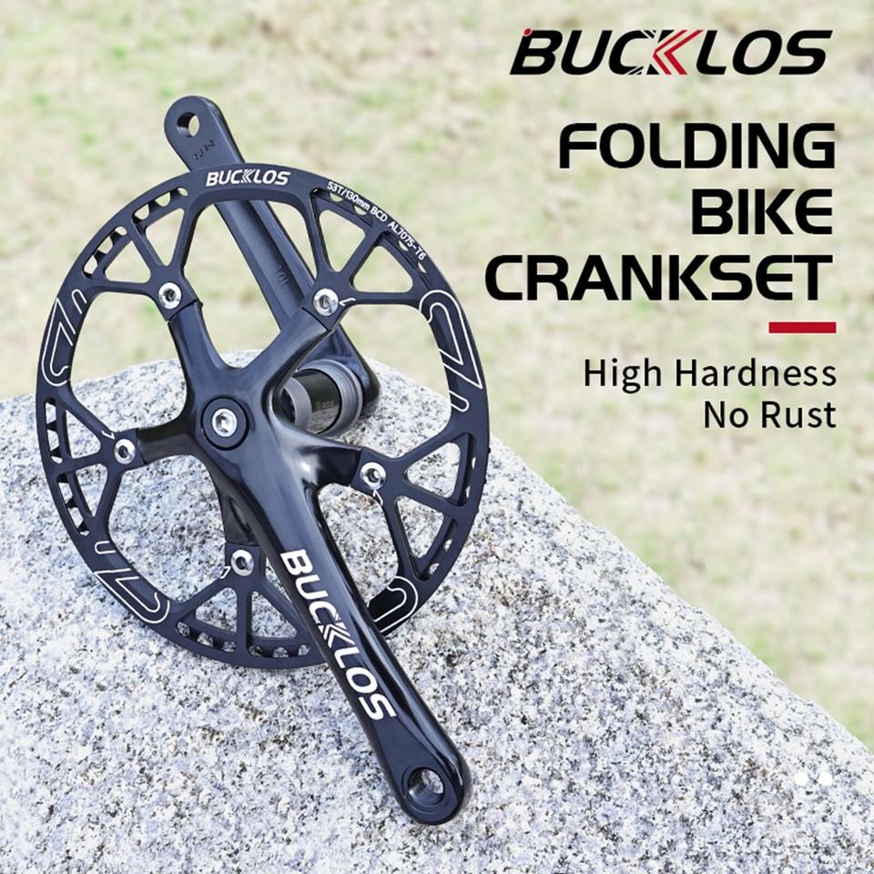Crankset 130BCD 45/47/53/56/58T Chainring 170mm Crank Road Folding Bike ...