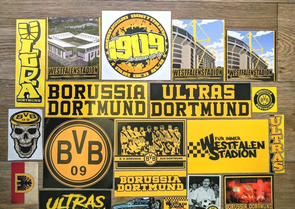 Aufkleber Mix Ultras Borussia 09 Dortmund 38x Fanszene Sticker Sammlung ...