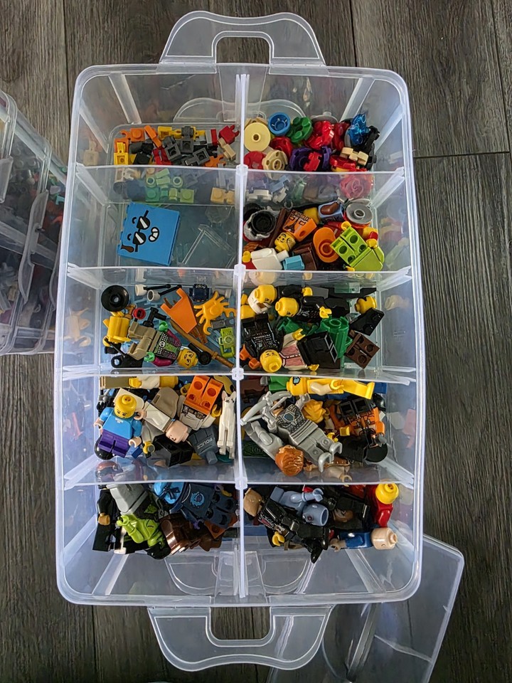 LEGO [SORTED & WASHED] Bulk LEGO Bricks & Parts (by Type, Mixed Colors ...