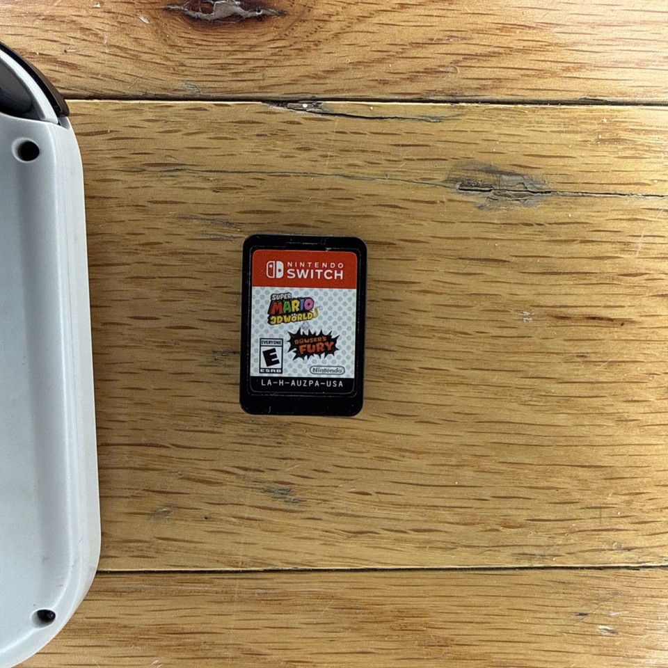 Nintendo Switch 2nd Gen White Joycons W/ Super Mario 3D World BUNDLE | eBay