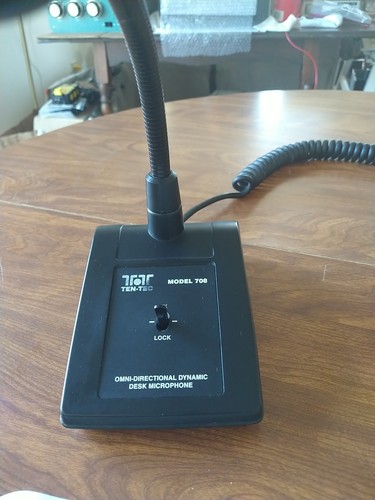 MICROPHONE TEN TEC MODEL 708 8 PINES THIS ITEM IS PARTS OF MY ...