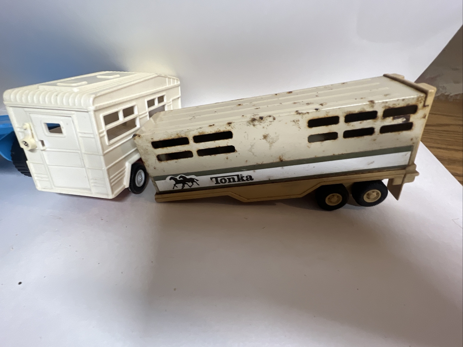Vintage Tonka Trailer Lot Horse Trailers Flat Bed Trailer | eBay