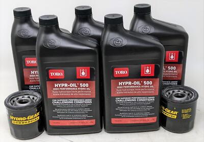 GENUINE OEM TORO HYPR-OIL 500 5 QUART HYDRO KIT W/ 2 FILTERS | eBay