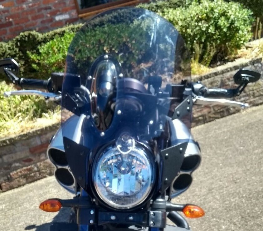YAMAHA V MAX 1700 ( 2009 - 2020 ) TALL TOURING WINDSCREEN WINDSHIELD ...