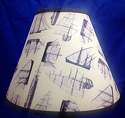 Black Tall Ships Lamp Shade Handmade Lampshade | eBay