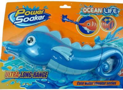 Power Soaker Water Gun Squirt Blaster Sea Horse Ocean Sea Life Shooter ...