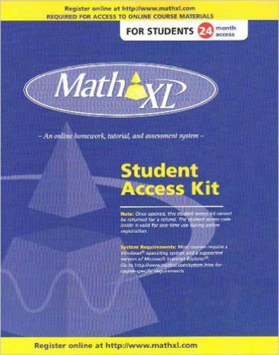 MathXL -- Standalone Access Card [24-month access] 9780321219657| eBay