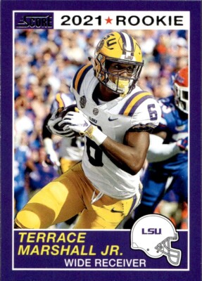 Terrace Marshall Jr. 2021 Chronicles Score Retro 1989 Draft Picks - RC ...